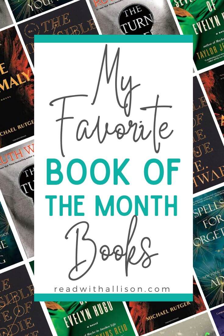 My Favorite Book of the Month Books - Read With Allison
