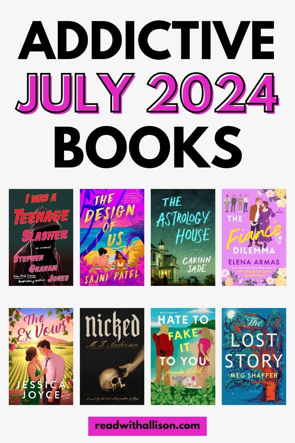 July 2024 New Book Releases - Read With Allison