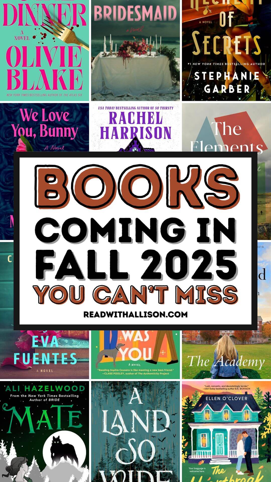 Fall 2025 Book Releases: 20 New Books You Don’t Want to Miss - Read ...