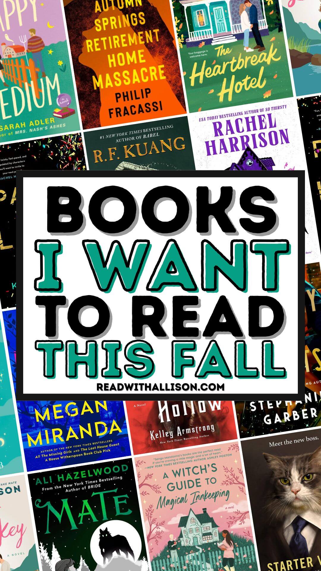 Seasonal TBR: Books I Want To Read In Fall 2025 - Read With Allison