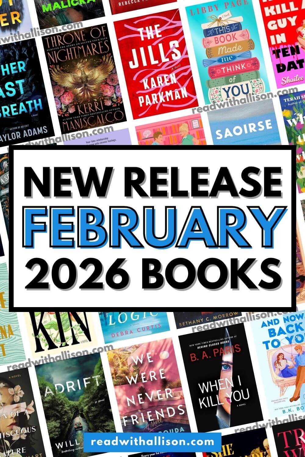 February 2026 New Book Releases - Read With Allison